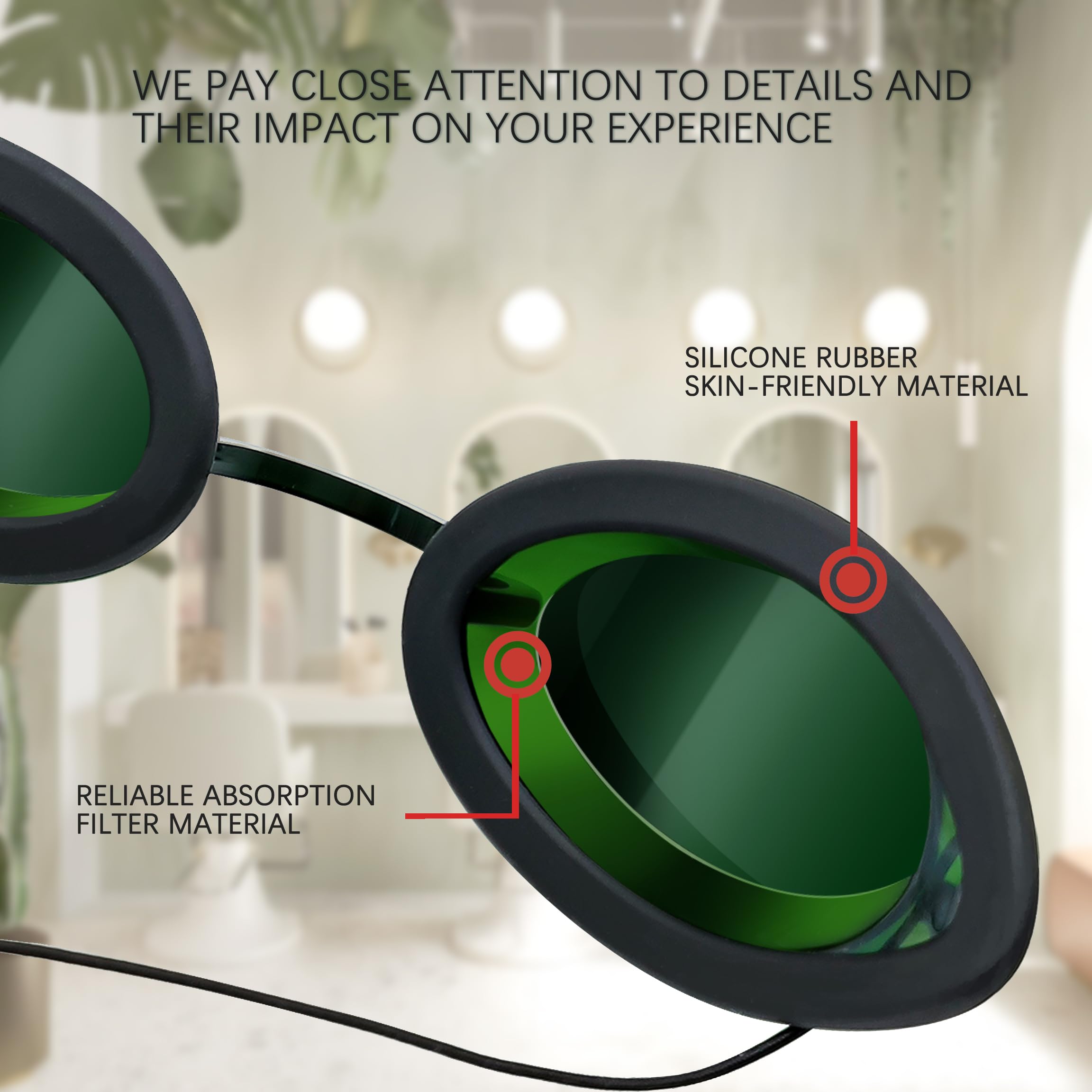 IPL / Tanning Safety Goggles - IPL Laser Safety Glasses/Goggles ...