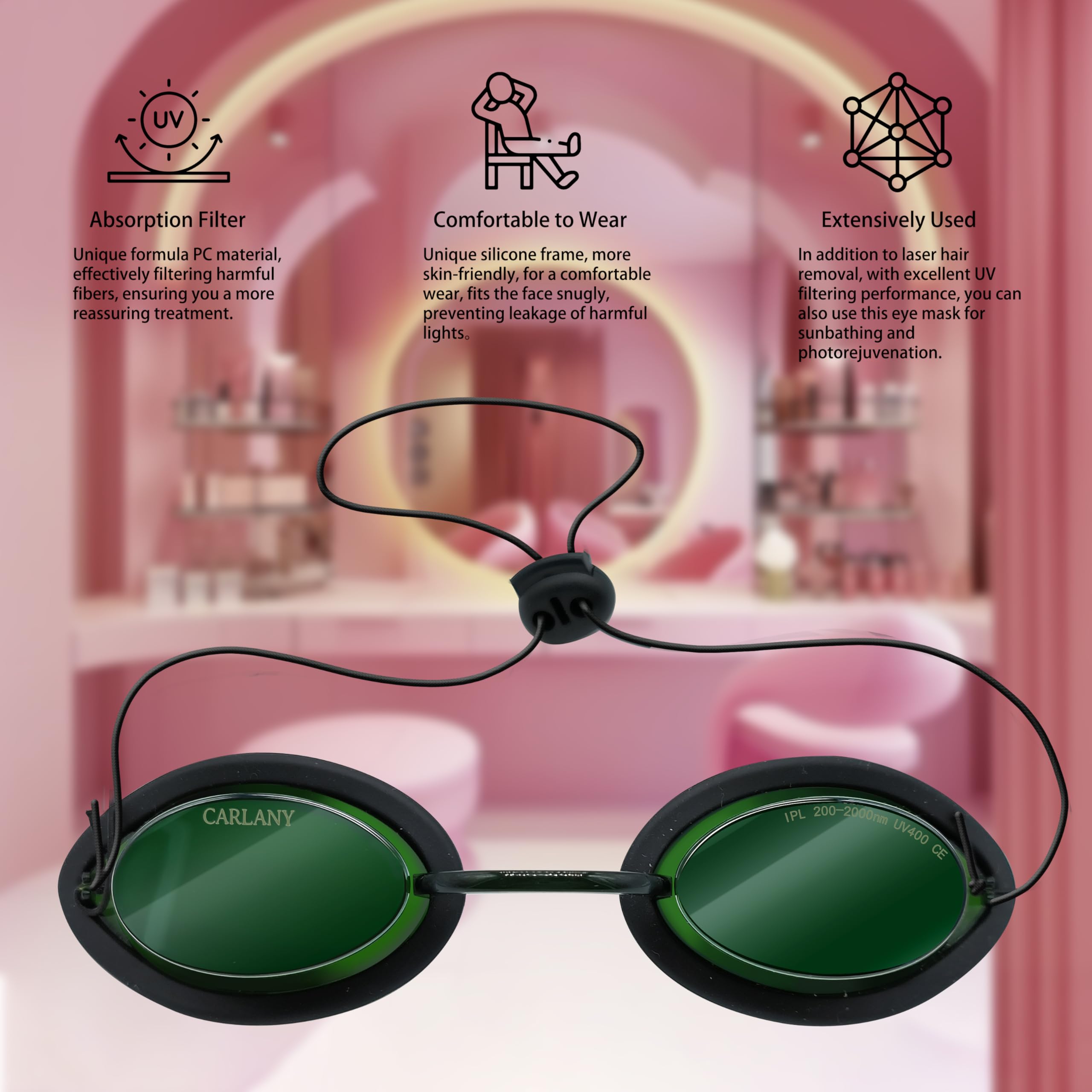 IPL / Tanning Safety Goggles - IPL Laser Safety Glasses/Goggles ...